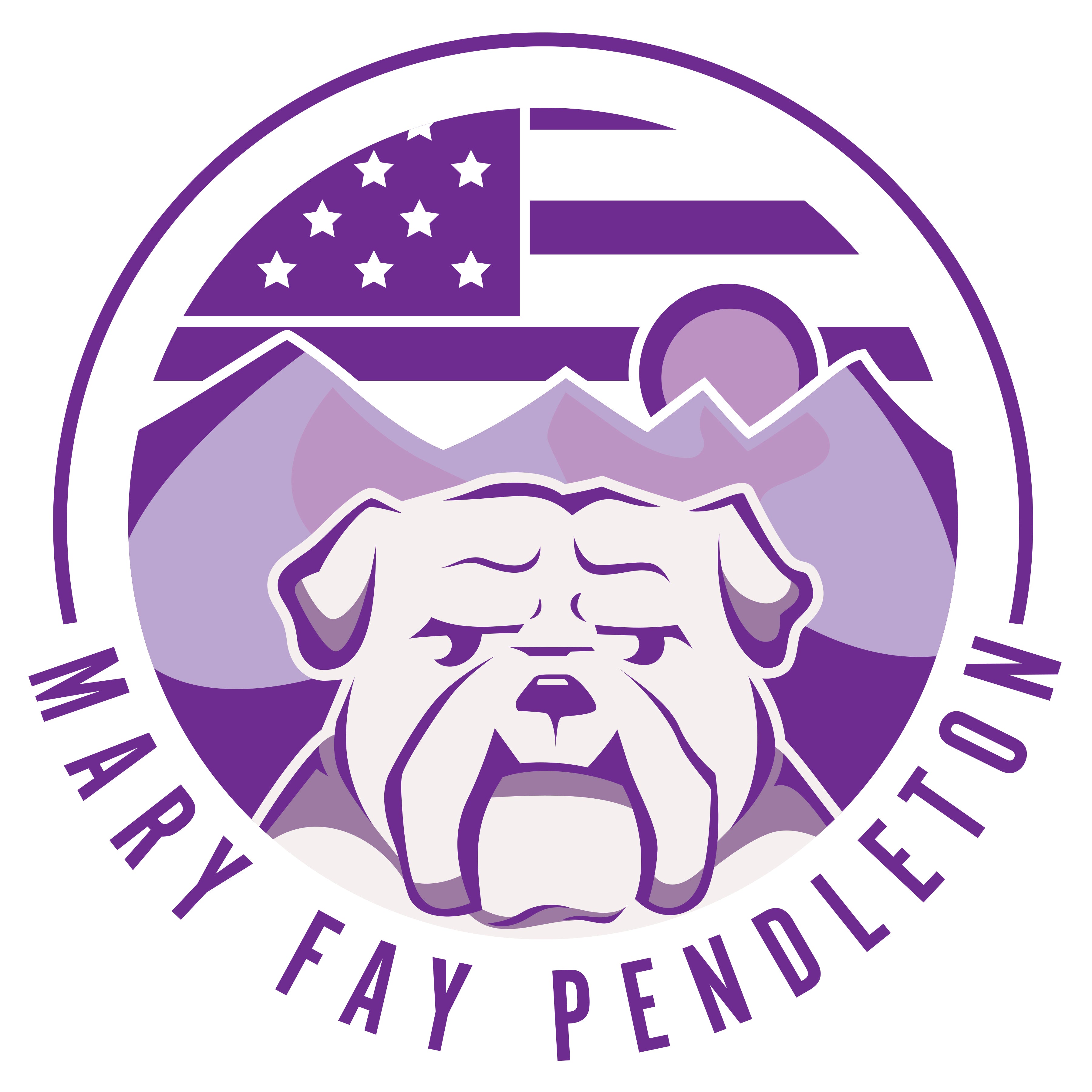 Purple Up Mary Fay Logo – Sew Nice Customs