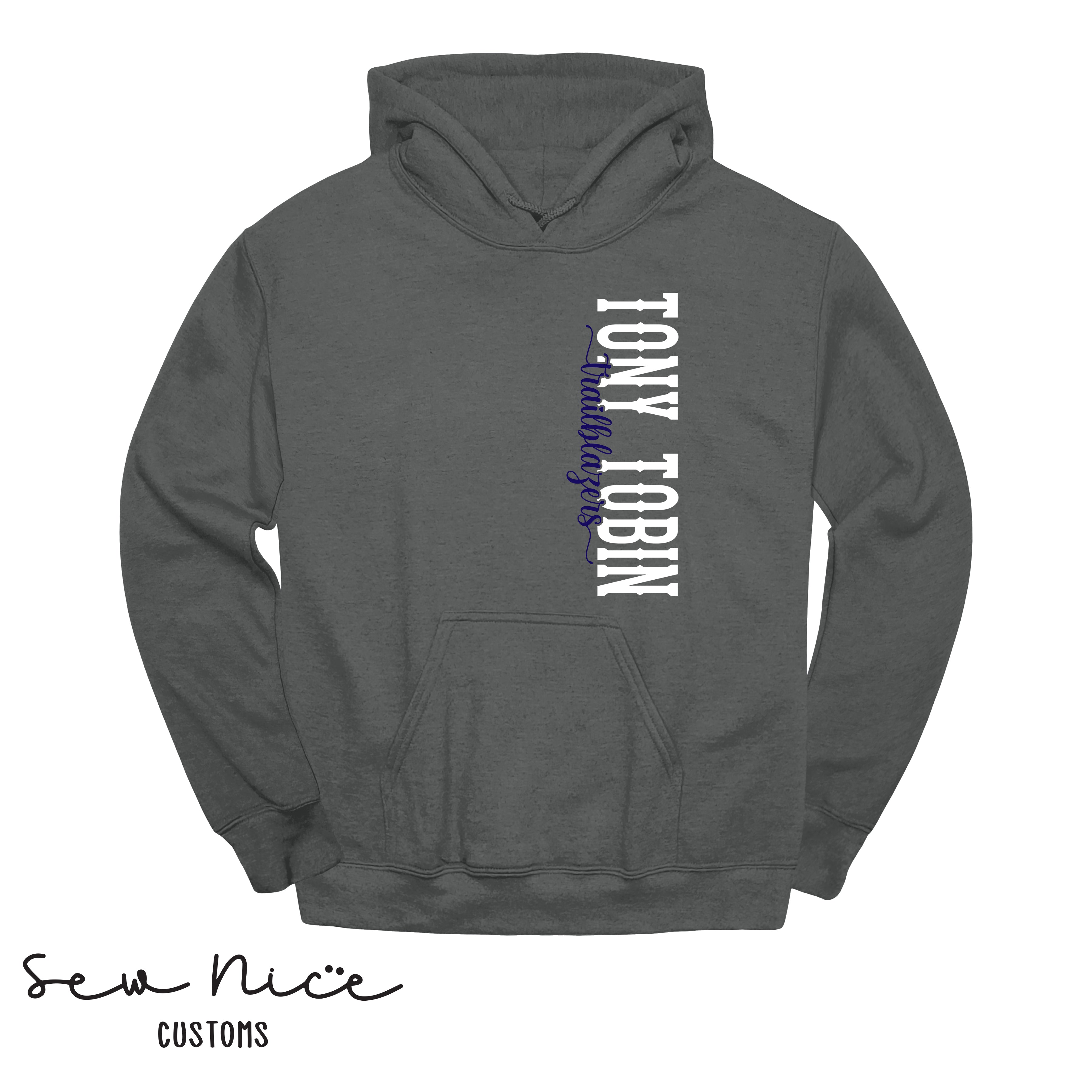Tony Tobin Side Design - Unisex Adult Hoodie – Sew Nice Customs