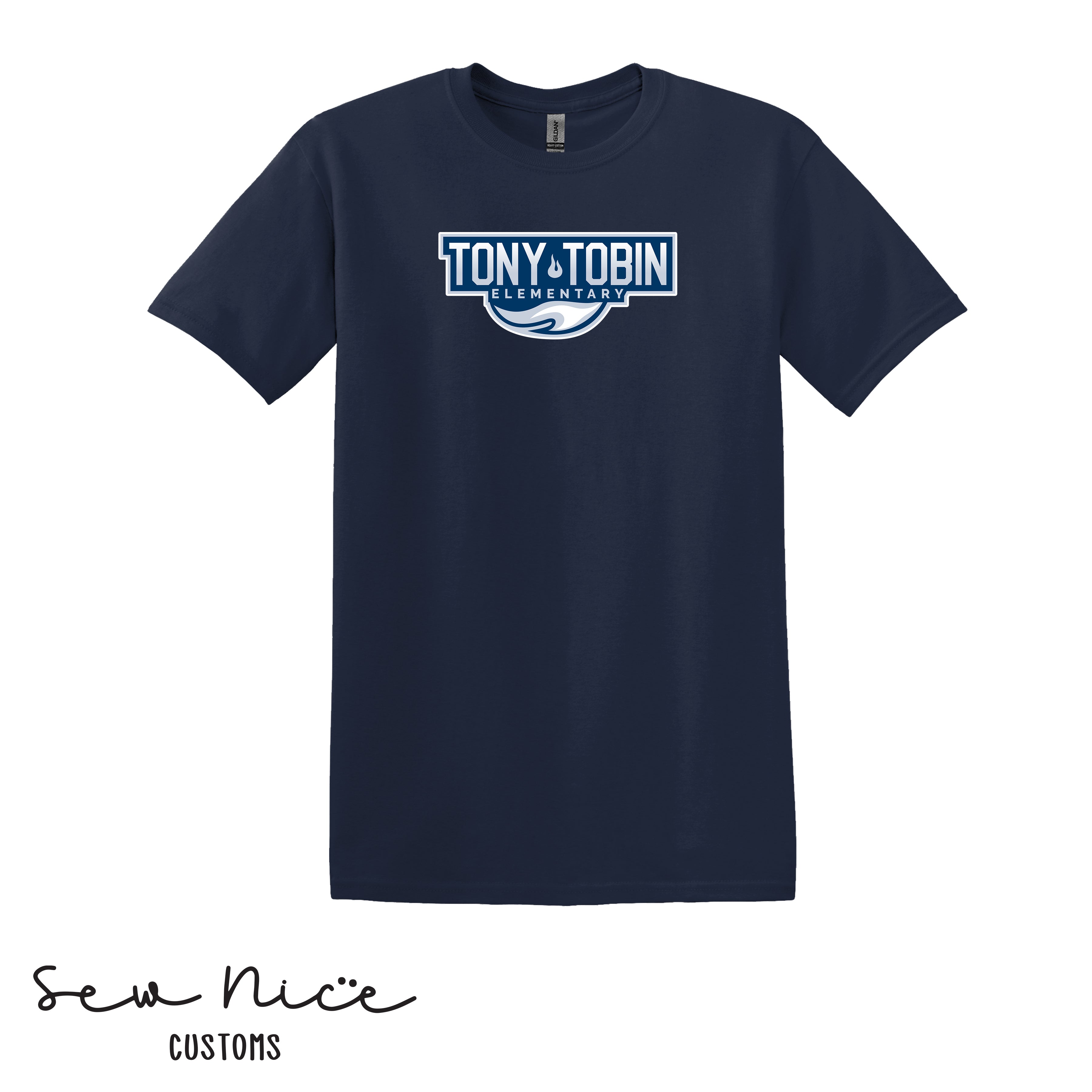 Tony Tobin Traditional Logo- Unisex Adult/Youth T-Shirt – Sew Nice Customs