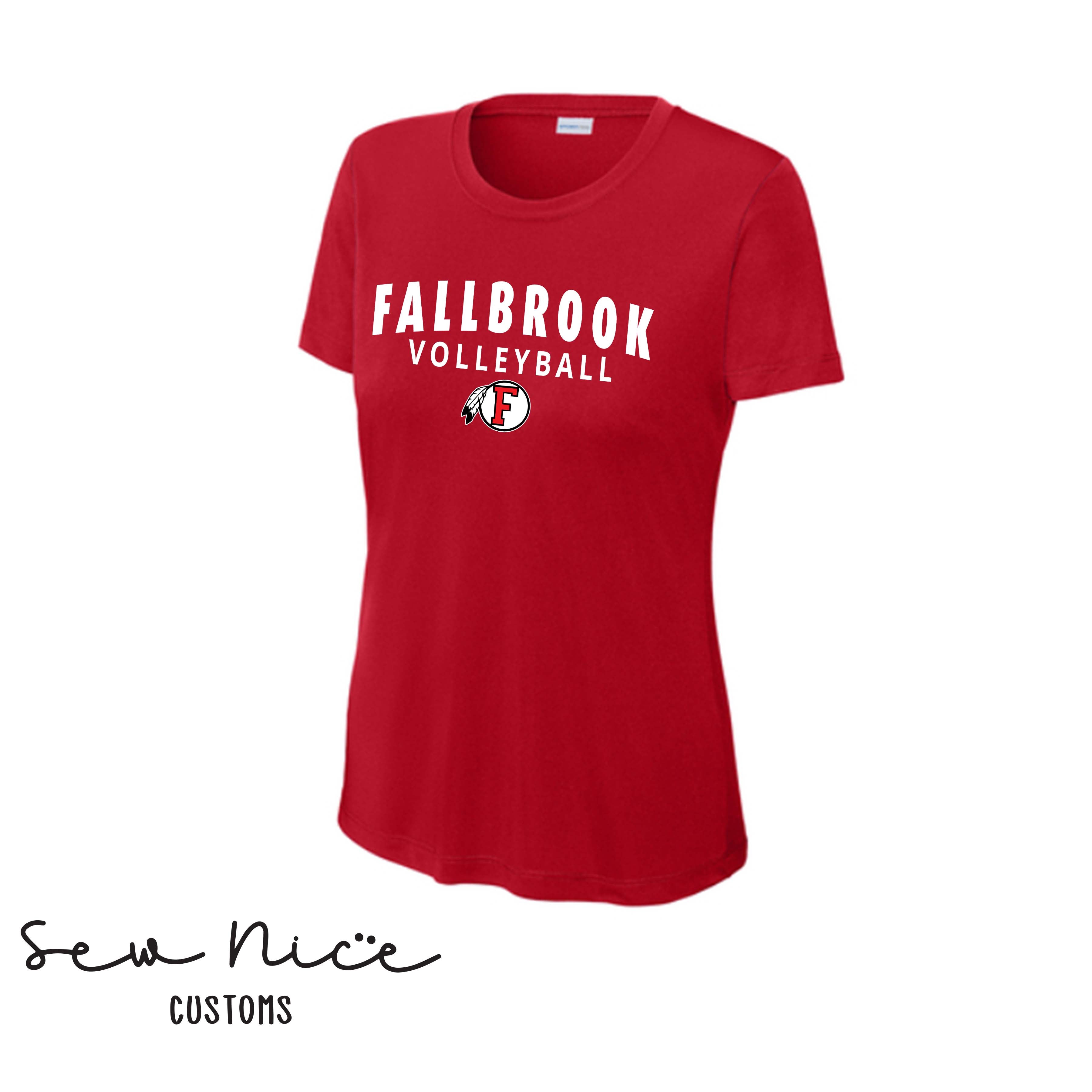 Fallbrook Arch Volleyball - Ladies Dri Fit Shirt – Sew Nice Customs