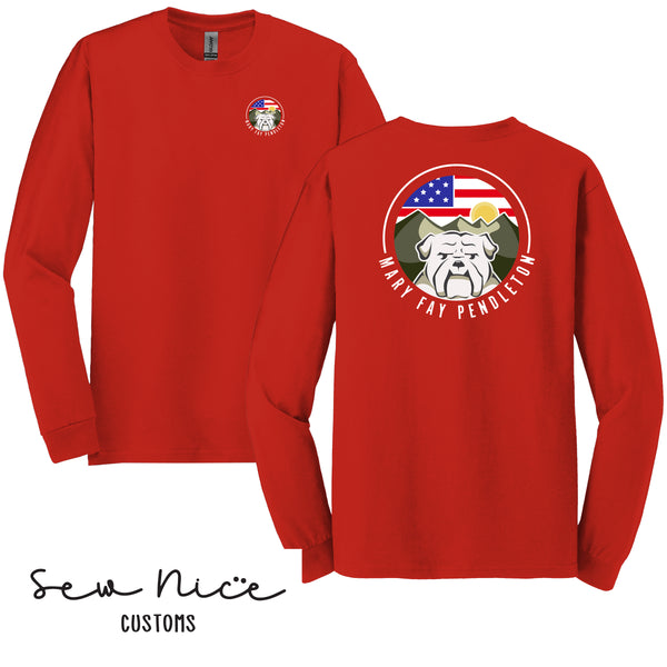 Mary Fay Logo-Adult Long Sleeve -FRONT/BACK Design – Sew Nice Customs